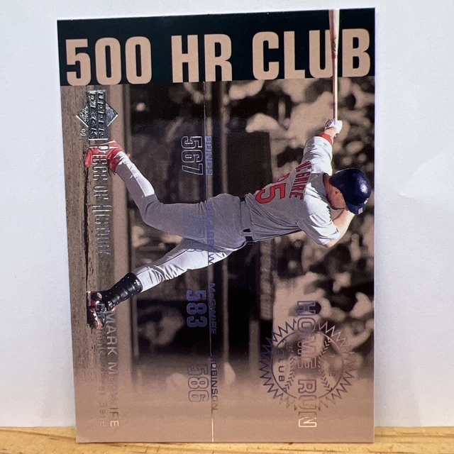 2002 UD PIECE of History 500 Home Run Club #HR7 Mark McGwire $4.68 ...