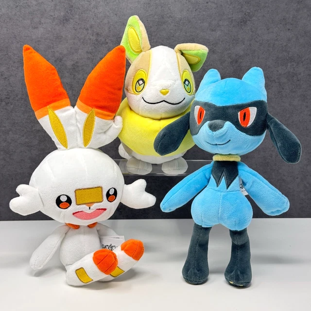 OFFICIAL POKEMON PLUSH Soft Toy Bundle Lot of 3 - Scorbunny, Yamper ...