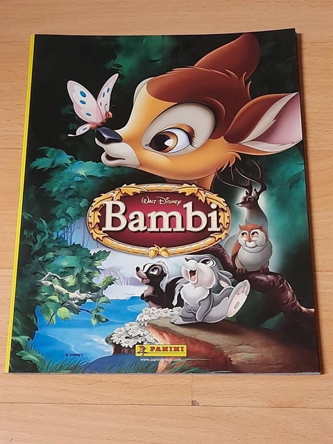 RARE PANINI 2005 Walt Disney Bambi Empty Sticker Album With 5 Packs Of ...