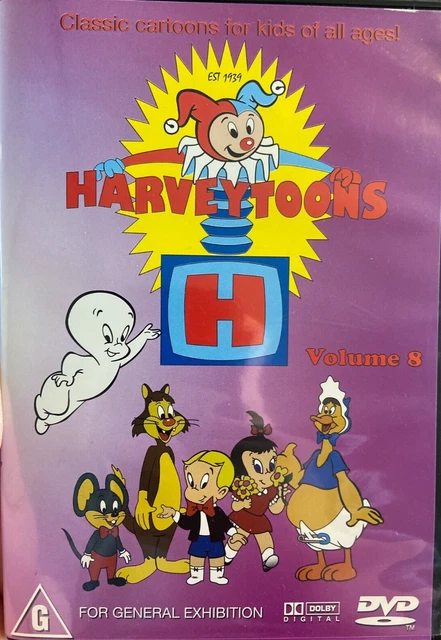 HARVEYTOONS / HARVEY Toons Volume 8 region 4 DVD (kids cartoons ...