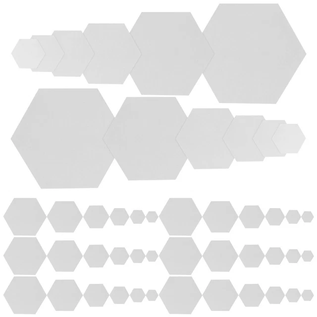 600 SHEETS PATCHWORK Hex Papercraft Quilting Molds Templates £9.58 ...