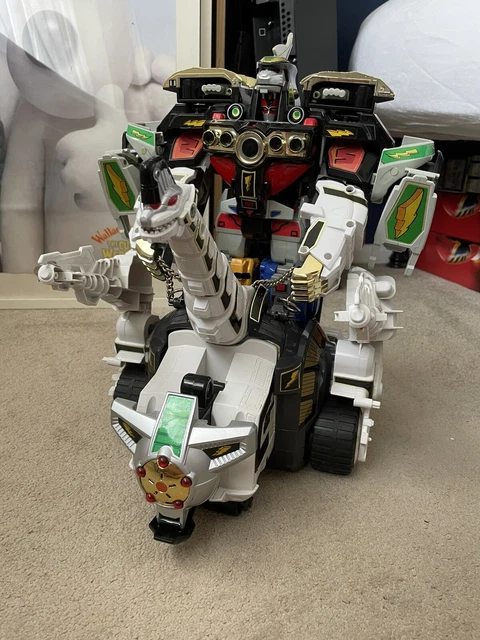 SIGNED DELUXE MIGHTY Morphin Power Rangers Megazord Dragonzord Titanos ...