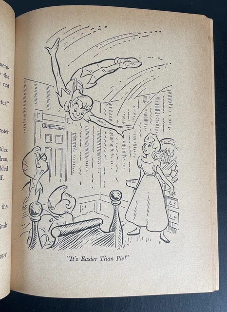 1952 WALT DISNEY'S PETER PAN Book Authorized Edition £9.20 - PicClick UK