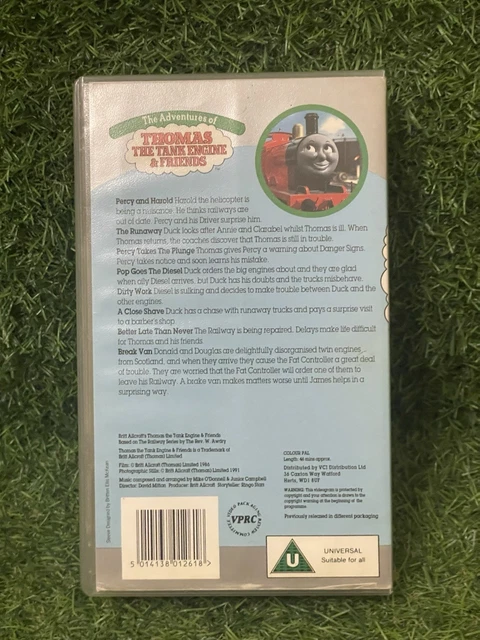 THOMAS THE TANK Engine And Friends The Runaway VHS VIDEO Kids Children ...