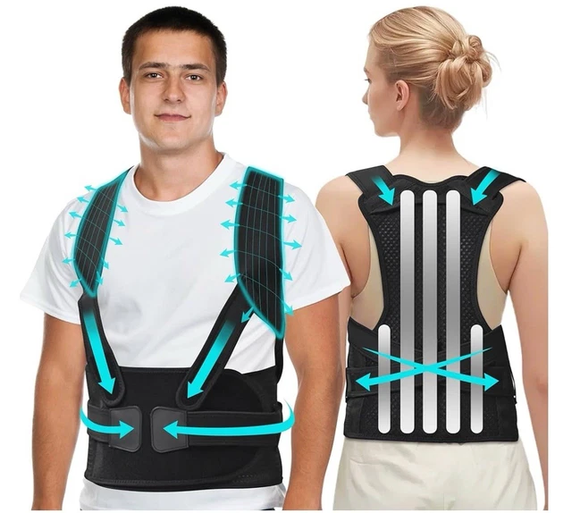 LARGE BACK BRACE Posture Corrector for Men and Women MAYMOCON £12.00 ...