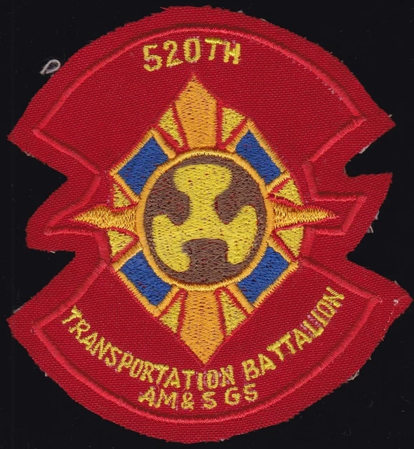 US ARMY 520TH Transportation Battalion AM and S GS Patch CT1 £23.78 ...