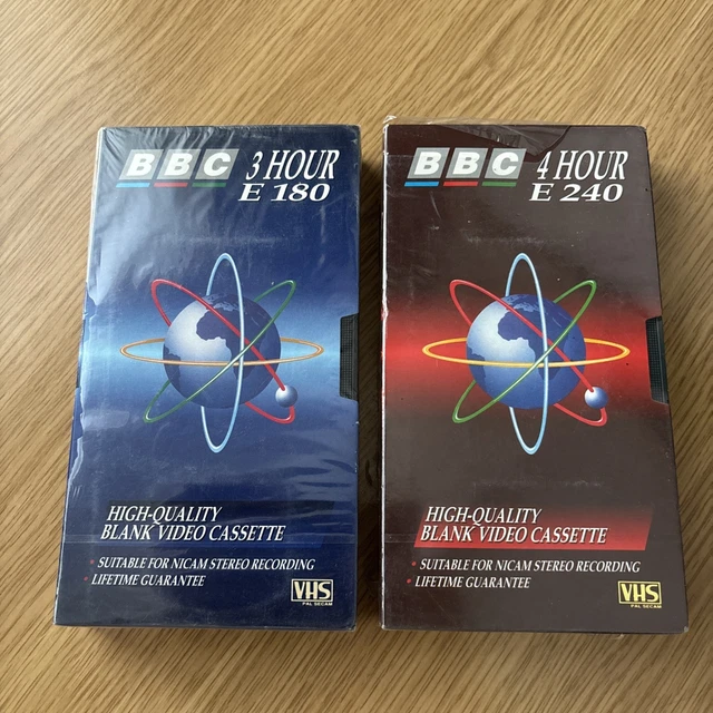 BRAND NEW FACTORY Sealed, BBC VHS Video Cassette Tapes. 1 x E180 and 1 ...