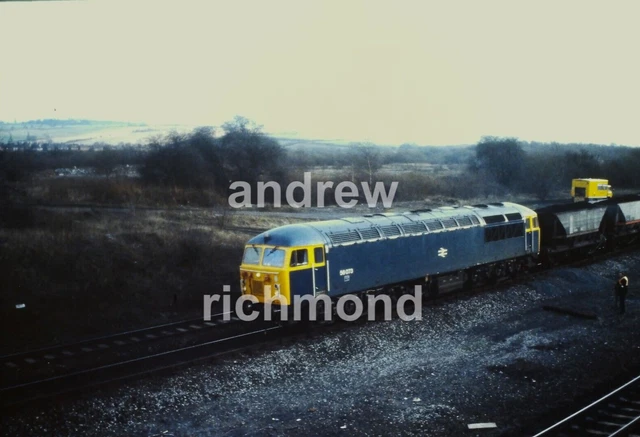 56073 CODNOR PARK MGR Wagons Class 56 Diesel 1 Feb 1985 Original 35mm ...