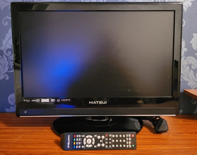 MATSUI 22” HD M22DVDB19 Ready Digital LCD TV & DVD Combi & Remote ...