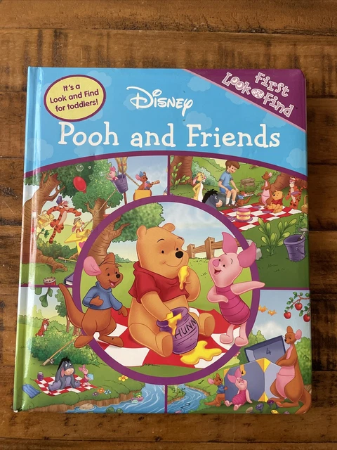 DISNEY POOH AND friends little first look and find. Excellent condition ...