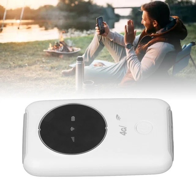 4G LTE MOBILE Hotspot 300Mbps SIM Card Slot 3200MAh 10 Devices ...