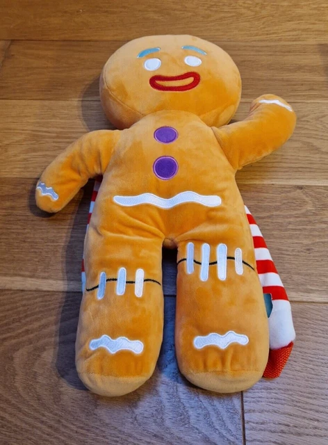 DREAMWORKS SHREK ADVENTURES Gingerbread Man Gingy 45cm Soft Toy Plush ...