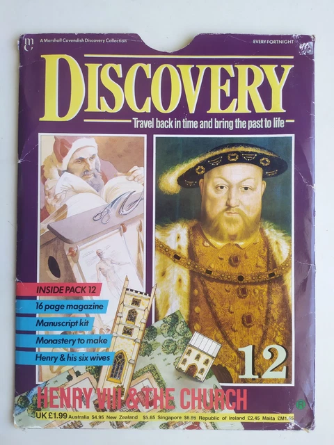 DISCOVERY HISTORY MAGAZINE Partworks Pack 12 with Cardboard Model ...