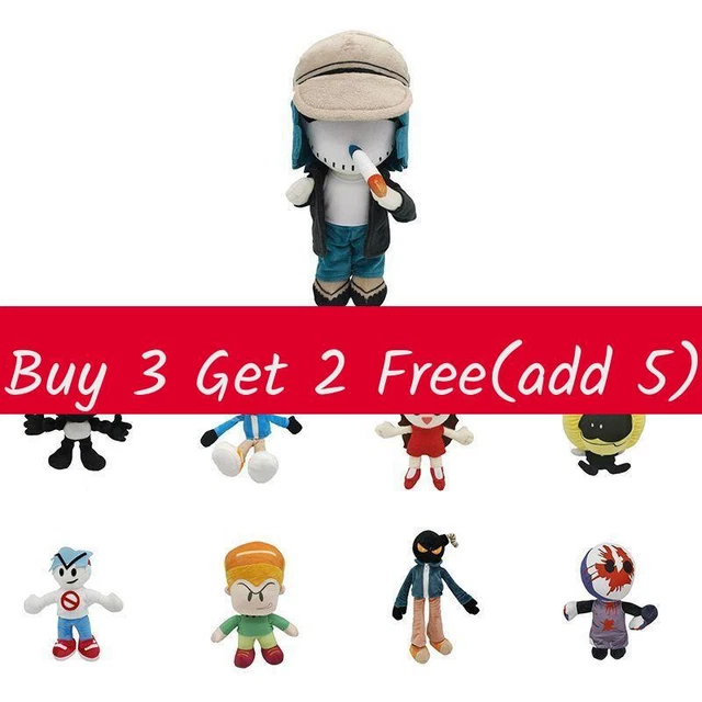 FRIDAY NIGHT FUNKIN FNF Plush Toy Garcello Whitty Spooky Month Skid ...