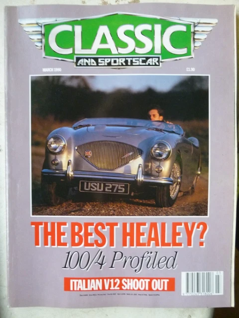 C&SC 90/03 AUSTIN Healey 100/4 Fiat 500 Triumph Tr3A Railton 8 Bmw ...