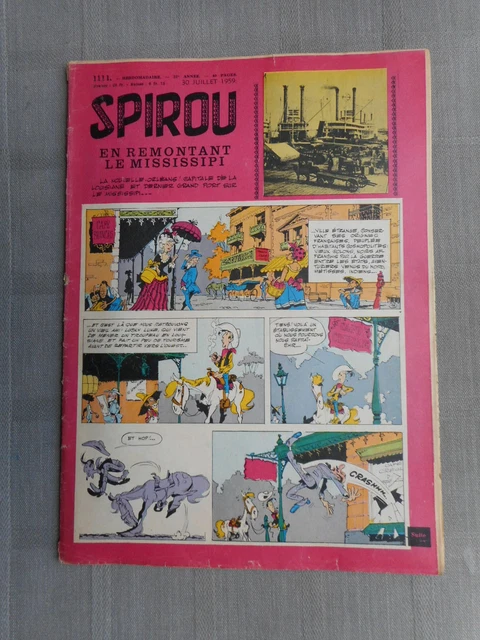 VIEW THE JOURNAL Of Spirou No 1111 1959 Condition Correct $17.95 - PicClick AU