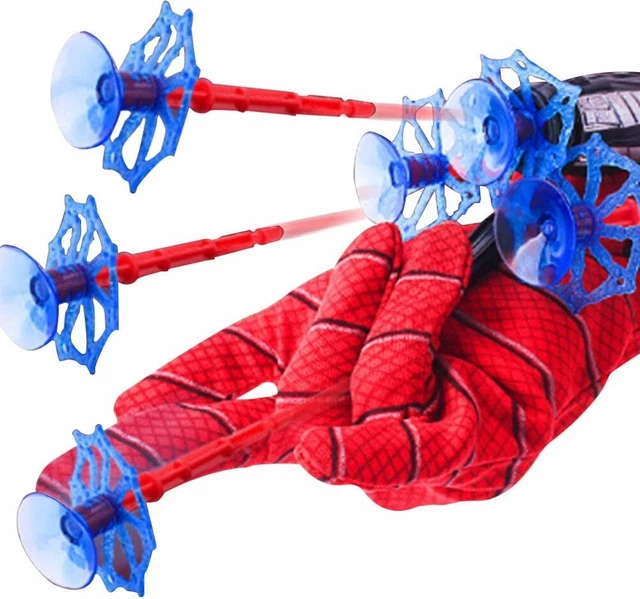 SPIDER MAN GLOVE Web Shooter Dart Blaster Launcher Toy Spiderman ...