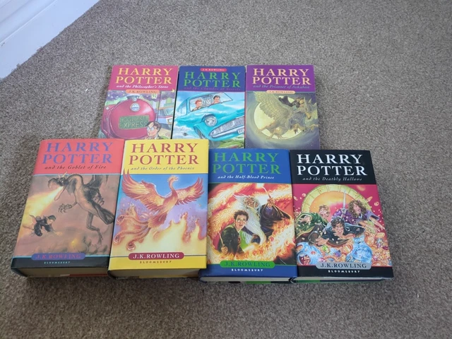 HARRY POTTER COMPLETE Collection Book Set Bundle 1-7 JK Rowling ...
