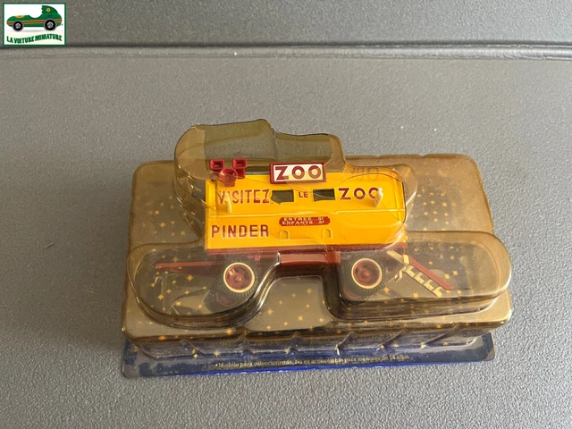 VOITURE MINIATURE REMORQUE Caisse Zoo N°34 Cirque Pinder au 1/43 EUR 9 ...
