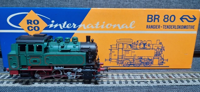 ROCO H0, 04114C, BR80, Rangier- Tenderlok, Dampflok, OVP EUR 29,00 - PicClick DE