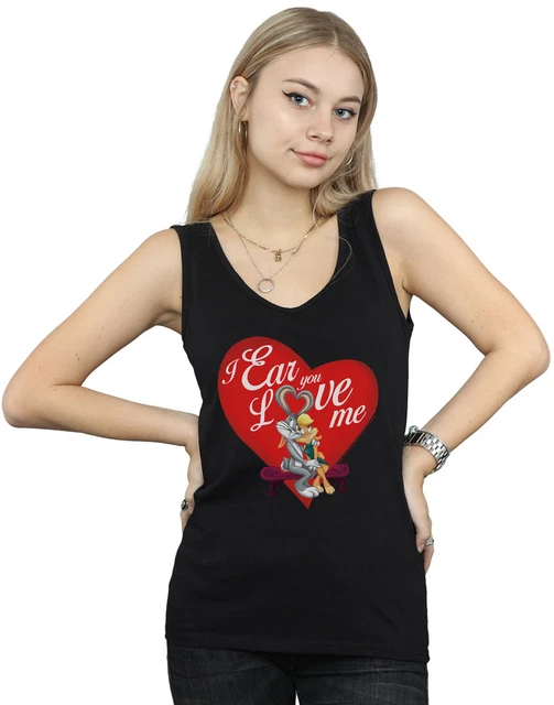 LOONEY TUNES FEMME Bugs Bunny and Lola Valentine's Day Love Me Tank Top ...