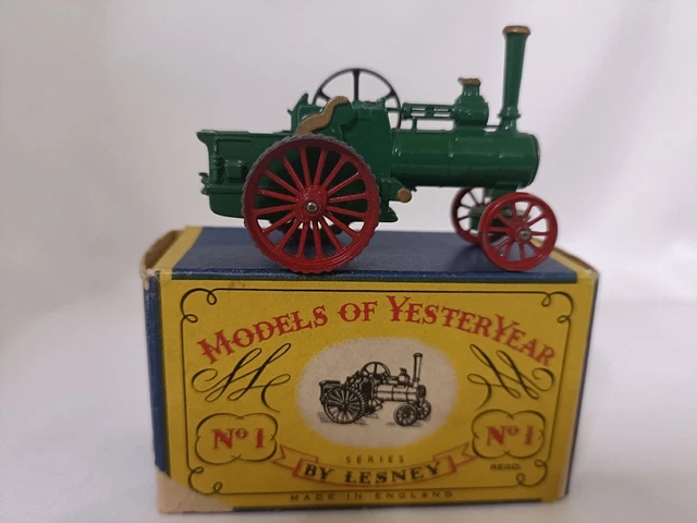 MATCHBOX MODELS OF Yesteryear Y-1 Alchin Traction Engine Boxed £40.00 ...