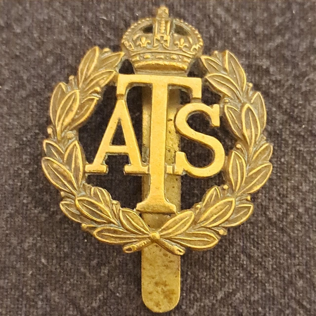 ATS WW2 AUXILIARY Territorial Service Cap Badge 1938 - 1948 Gaylor ...