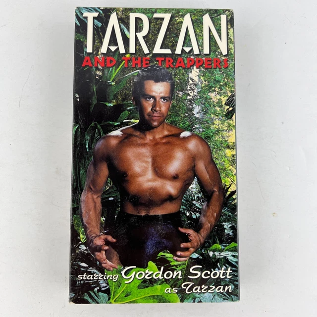 TARZAN AND THE Trappers VHS Video Tape Gordon Scott Cult Classic £9.11 ...