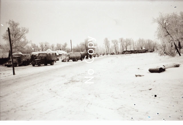 NEGATIV WK2 STUG. 202 Sturmgeschütz Panzer Brigade Winter Kampf 1942 ...