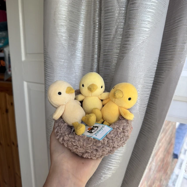 JELLYCAT NESTING CHICKS Retired £47.50 - PicClick UK