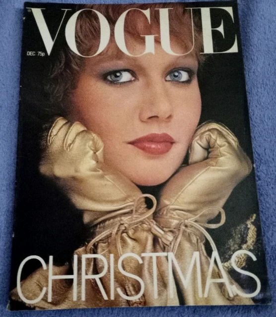 VOGUE MAGAZINE DECEMBER 1977 YSL Sarah Moon BARYSHNIKOV Vintage 1970s U ...