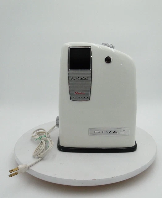 1950S VINTAGE RIVAL Ice-O-Matic Electric Ice Crusher Kitchen Bar MCM ...