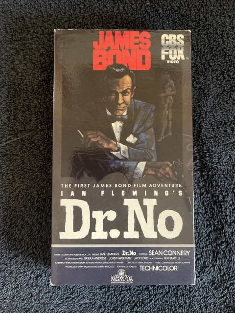 DR. NO JAMES Bond 007 (CBS/Fox, 1984)VHS ~ Sean Connery ~ Ian Fleming £ ...