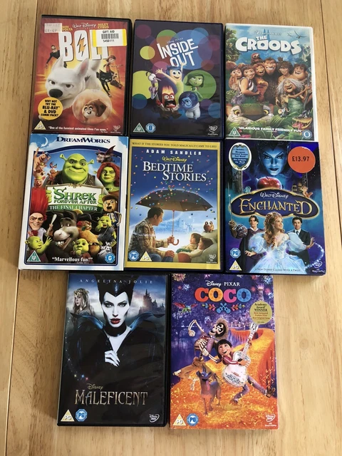 CHILDREN'S DVD BUNDLE 8x Animation Family Movies Films Disney ...