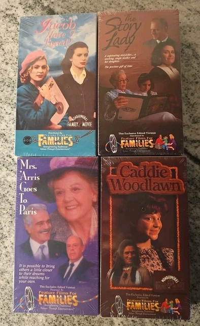 FEATURE FILMS FOR Families Vhs Lot Bridget Fonda Angela Lansbury Caddie ...