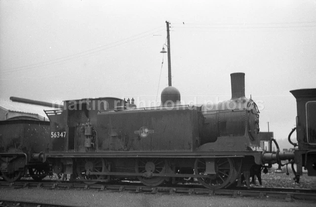 FORFAR SHED MCINTOSH Class 782 0-6-0T 56347 20.8.62 Railway Negative ...