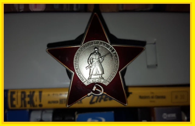 SOVIET UNION ORDER of the Red Star REPRODUCTION USSR WWII Russian medal ...