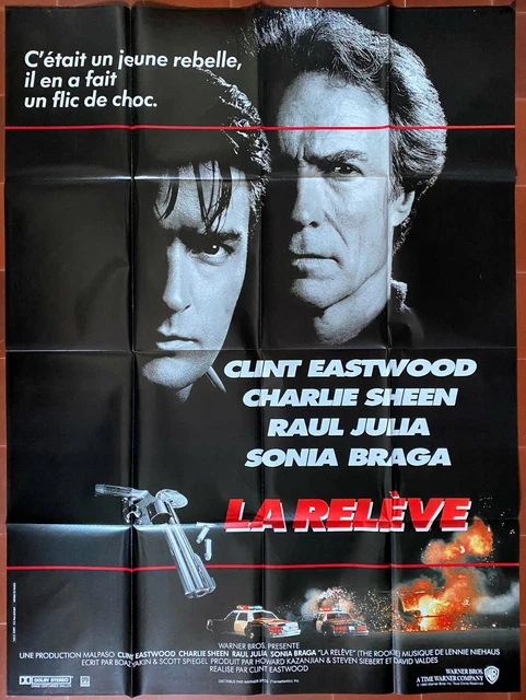 AFFICHE LA RELEVE The Rookie CLINT EASTWOOD Charlie Sheen 120x160cm EUR ...