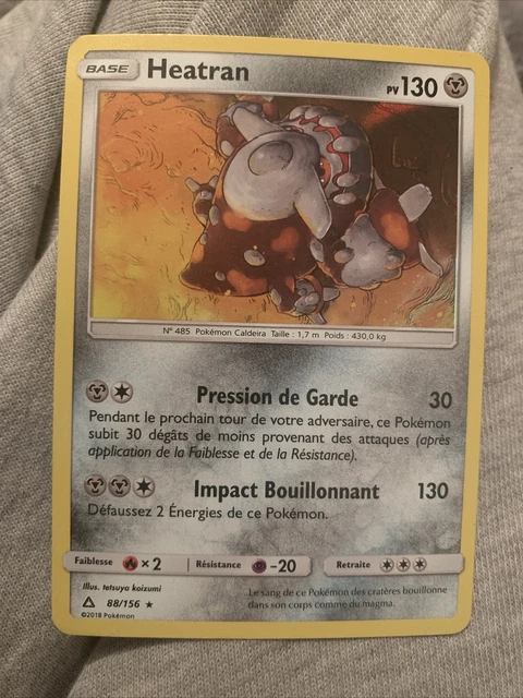 Carte Pokemon Heatran 88156 Holo Soleil Et Lune 5 Sl5 Fr Neuf Scelle 4727