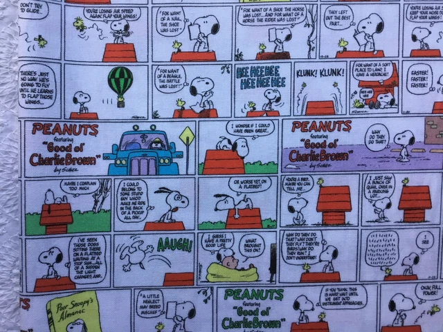 RARE & OOP Peanuts Classic SNOOPY & CHARLIE BROWN COMIC STRIP *100% ...