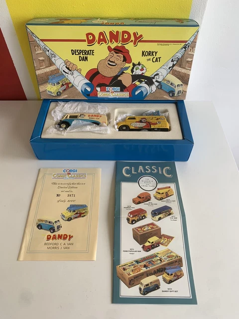 CORGI COMIC CLASSICS Desperate Dan & Korky The Cat Limited Edition ...
