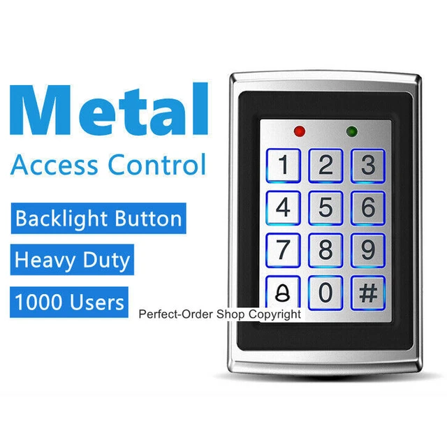 METAL 125KHZ RFID Card&Password Standalone Door Entry Access Control ...