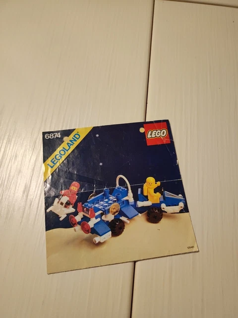 LEGO 6874 BAUANLEITUNG SPACE LEGOLAND ONLY INSTRUCTION Anleitung ...