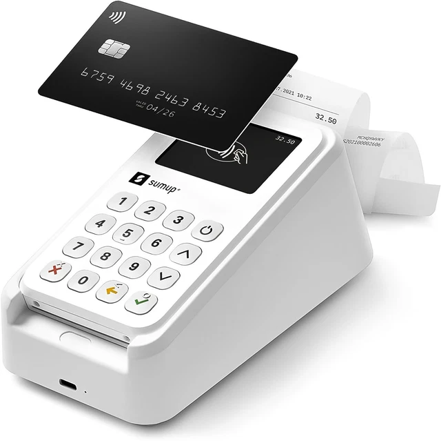 SUMUP® 3G+ CARD Payment Reader & Printer: (Free Built-in SIM ...