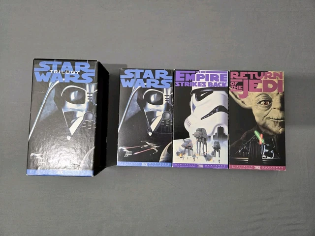 STAR WARS TRILOGY VHS Box Set £23.96 - PicClick UK