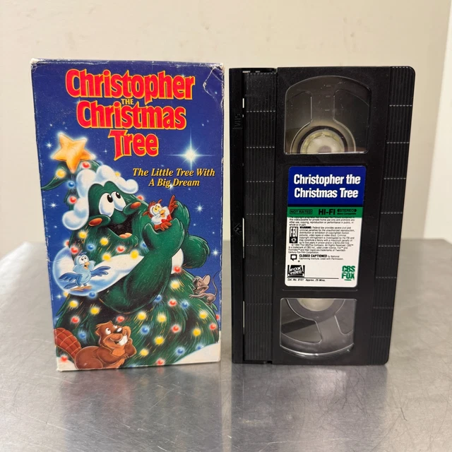 CHRISTOPHER THE CHRISTMAS Tree- Animated Holiday KIDS VHS 1994 Fox £45. ...