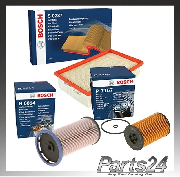 BOSCH SERVICE KIT For Vw Golf Gt Tdi 2.0 Mk7 2012-2018 Air Fuel Oil ...