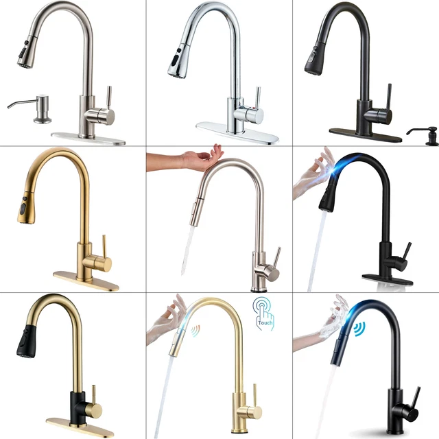 COMMERCIAL KITCHEN SINK Faucet Pull Down Sprayer Swivel Single Handle commercial-kitchen-sink-faucet-pull-down-sprayer-swivel-single-handle