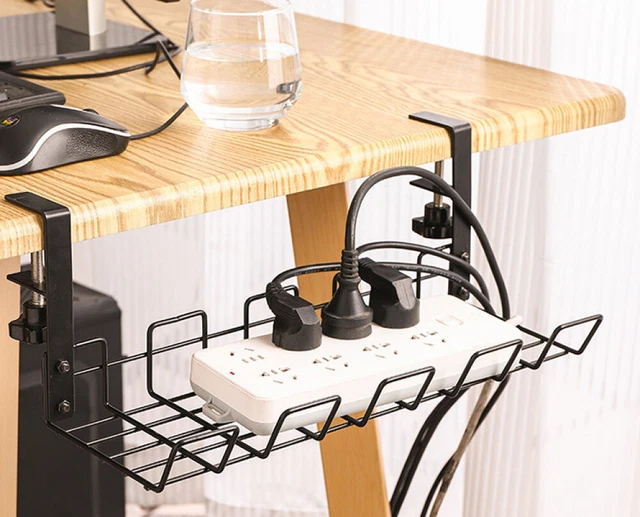 UNDER DESK CABLE Management Tidy Surface Mounted Cable Tray Basket for ...