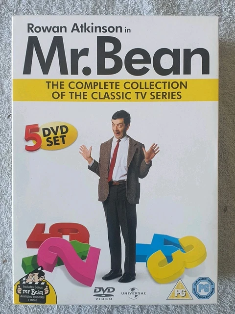 MR BEAN VOLUMES 1,2,3,4&5- Complete Collection- 5 DVD Boxset-Rowan ...